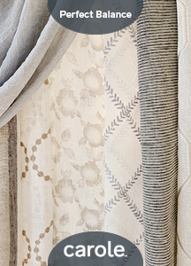 Custom Soft Window Treatments to the Trade - Carole Fabrics